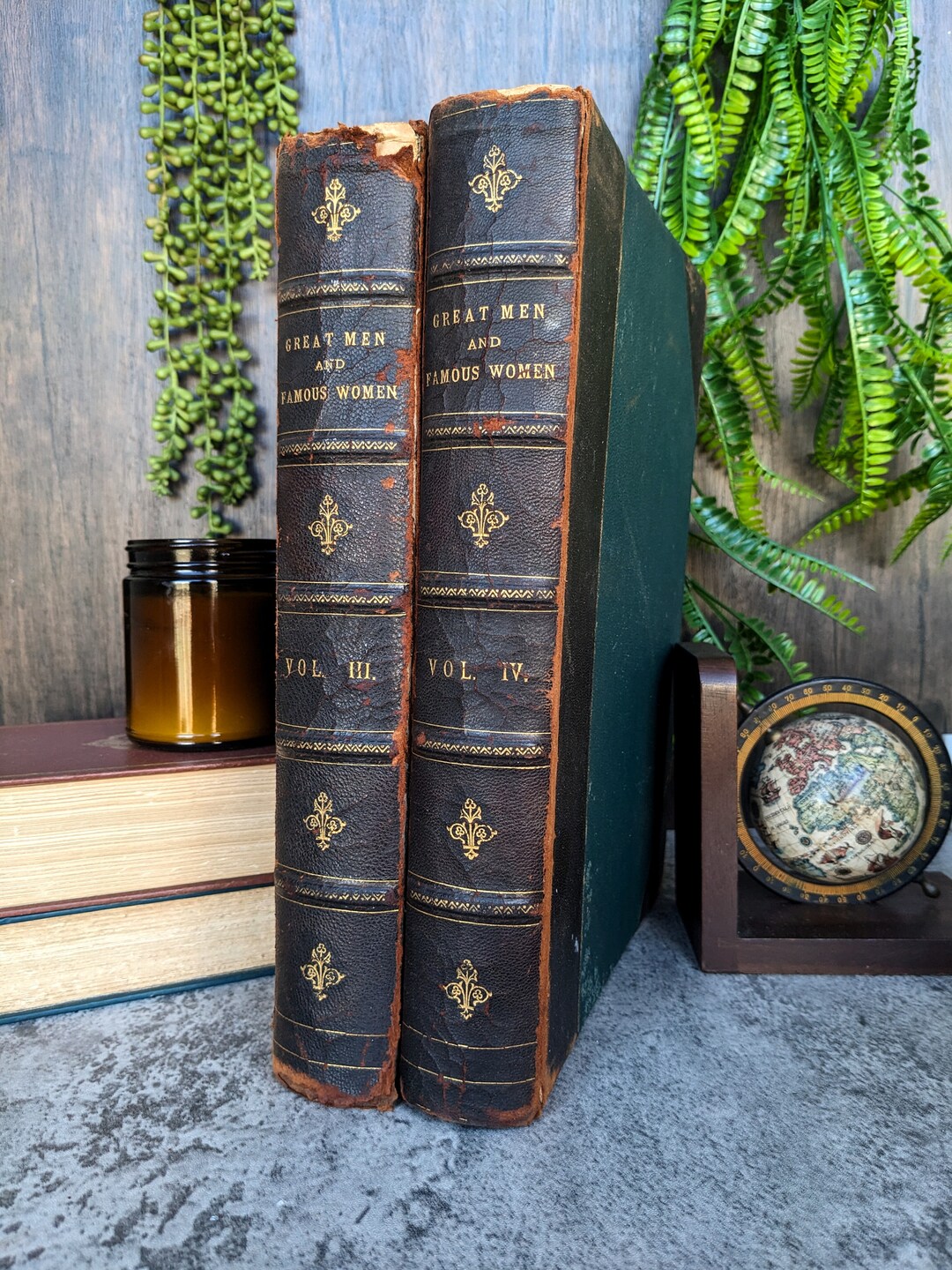 Great Men and Famous Women Volumes 3 and 4 1894 - Antique Art Book ...