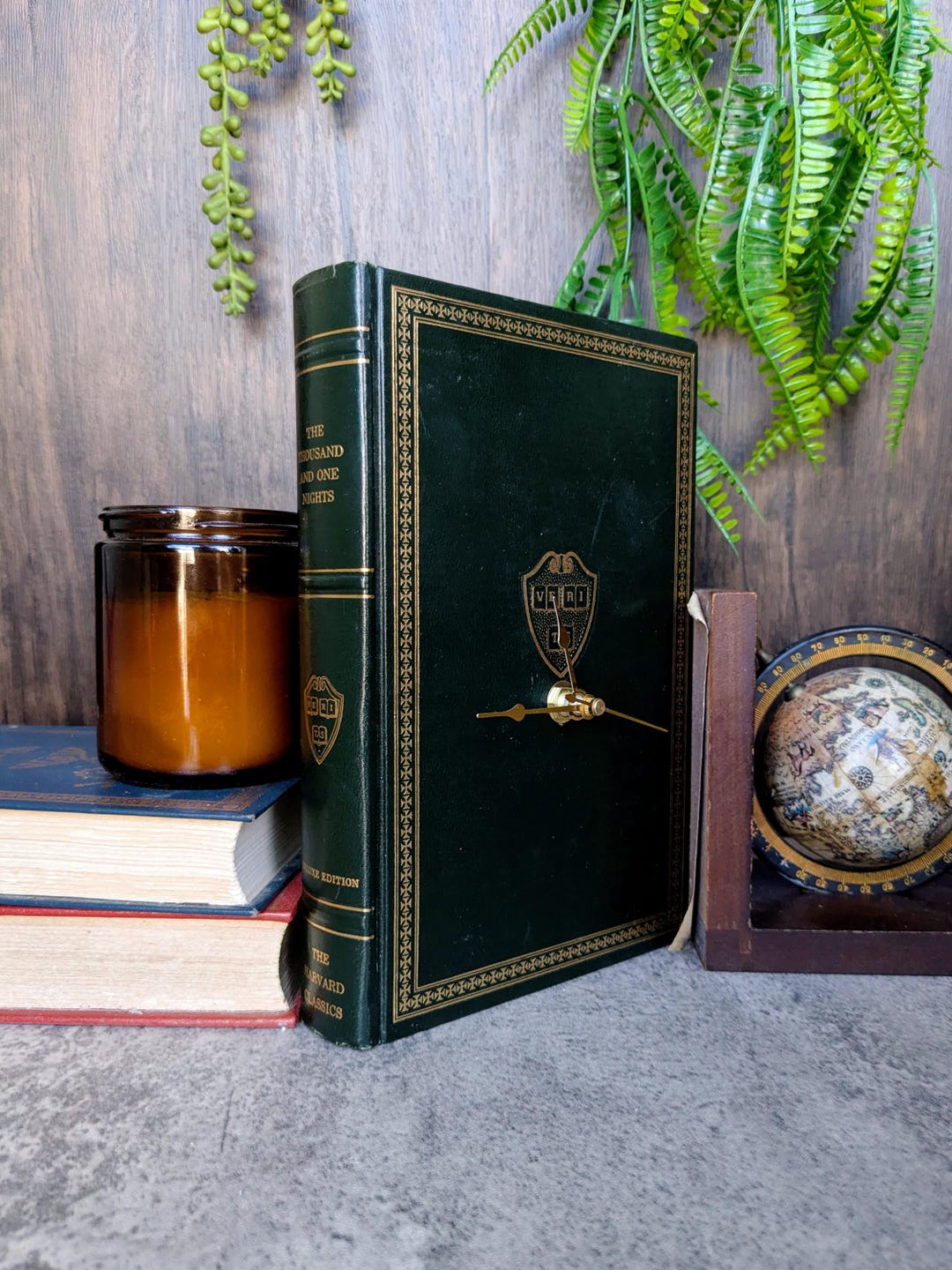 Book Clock: Thousand and One Nights Harvard Classics - Etsy