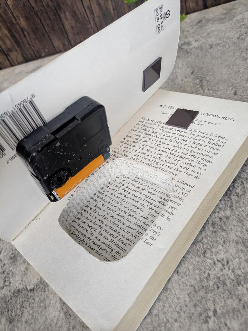 Book Clock: One Flew Over the Cuckoo's Nest Ken Kesey - Etsy