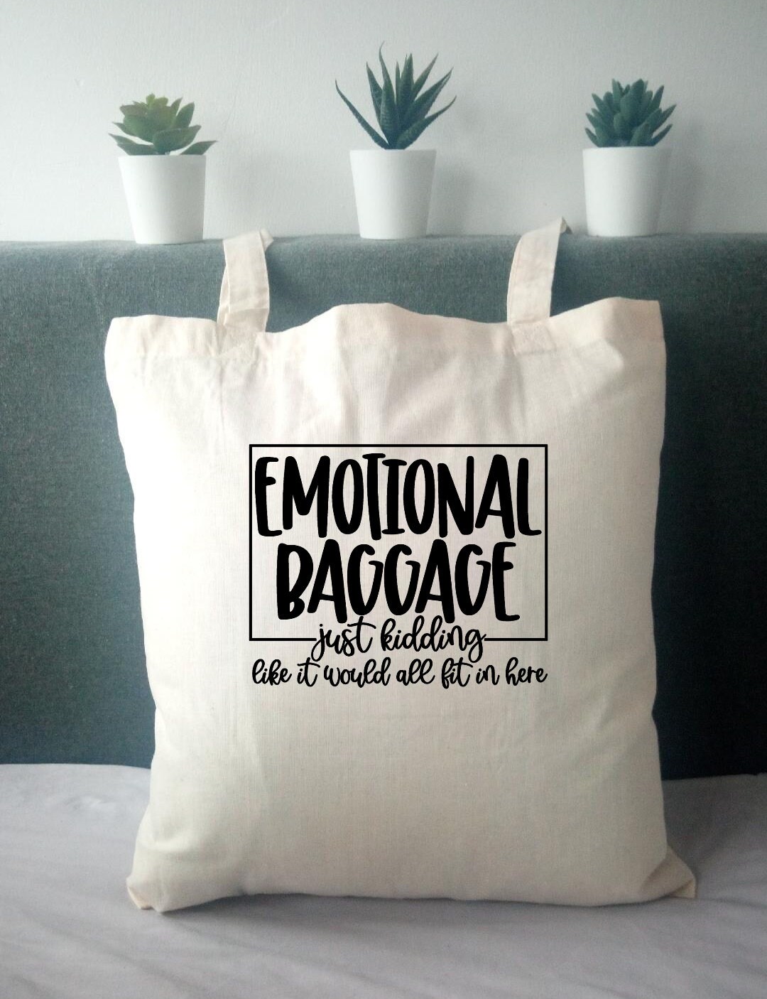 Emotional Baggage Bag Reusable 100% Cotton Tote Bag. - Etsy