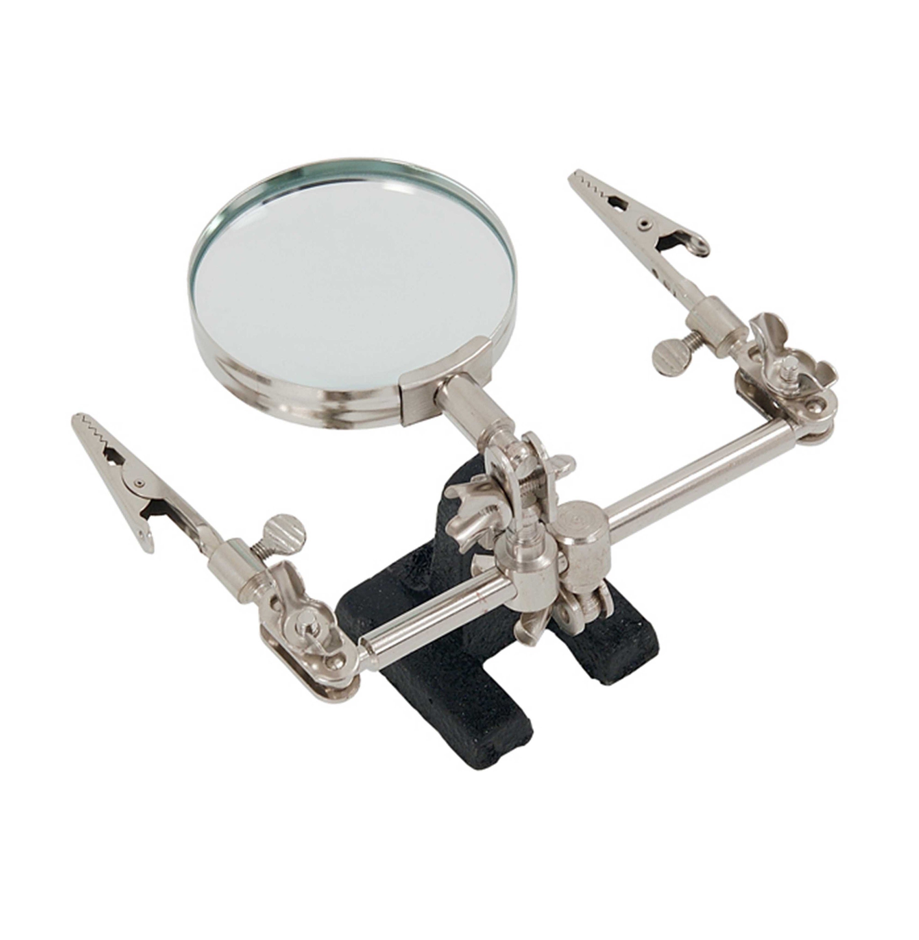 Soldering Stand Helping Hand With Inspection Magnifying Glass Third ...