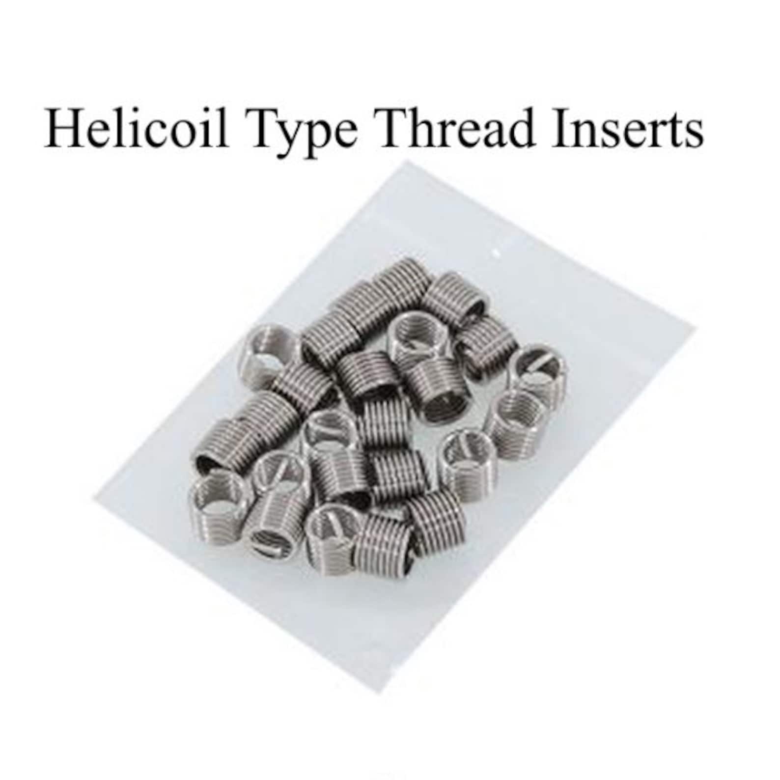 Helicoil Type Thread Inserts for Wood Metal Plastic 4 Different Sizes ...
