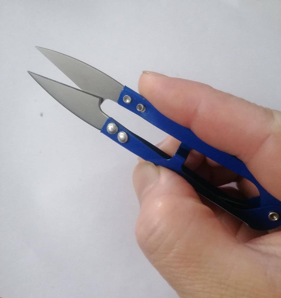 Blue Stitch Scissors Sewing Thread Cutters Scissors Embroidery Snips ...