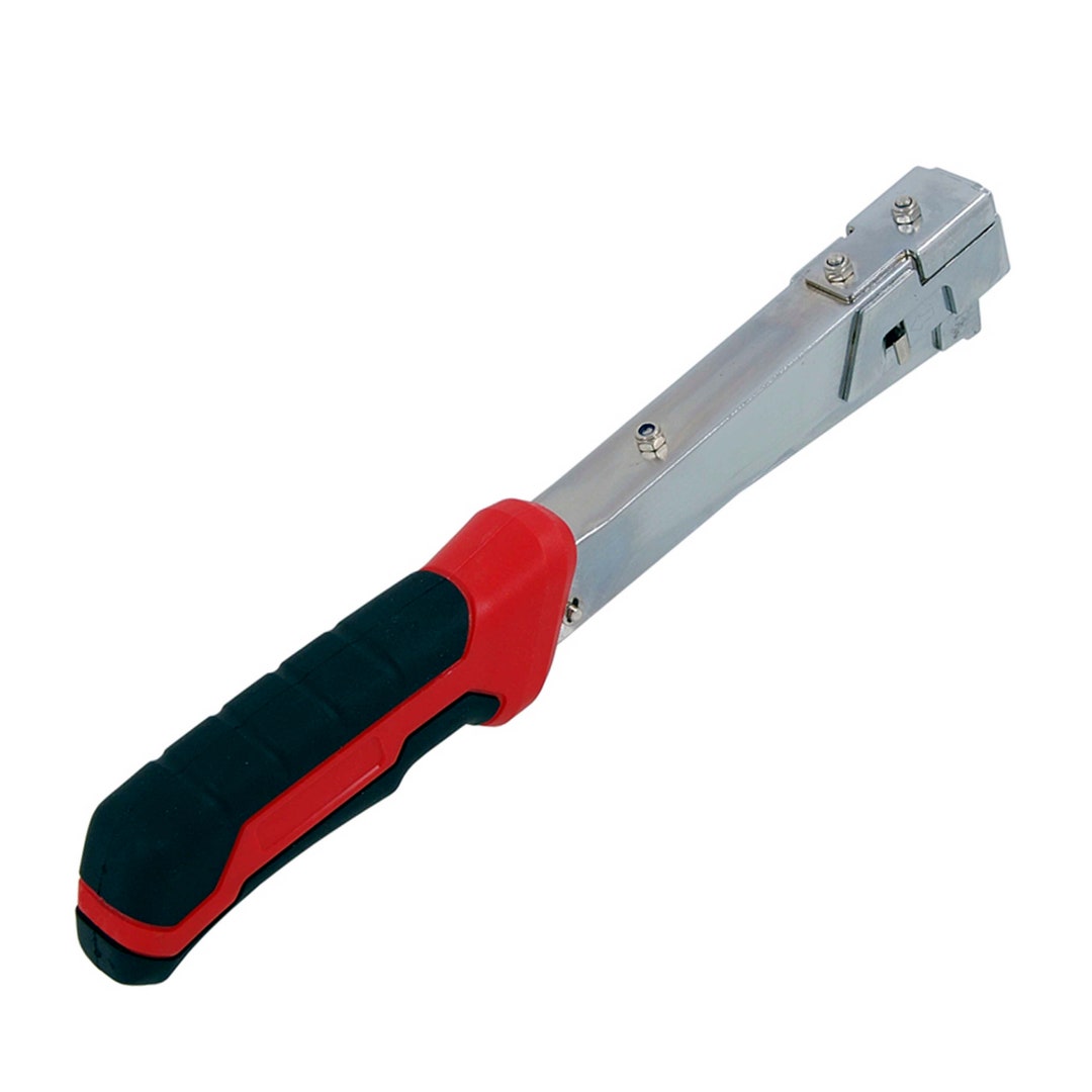 Heavy Duty Hammer Tacker Stapler Flat Wire Staples for Upholstery Work ...