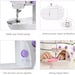 Mini Portable Electric or Battery Operated Sewing Machine Adjustable ...