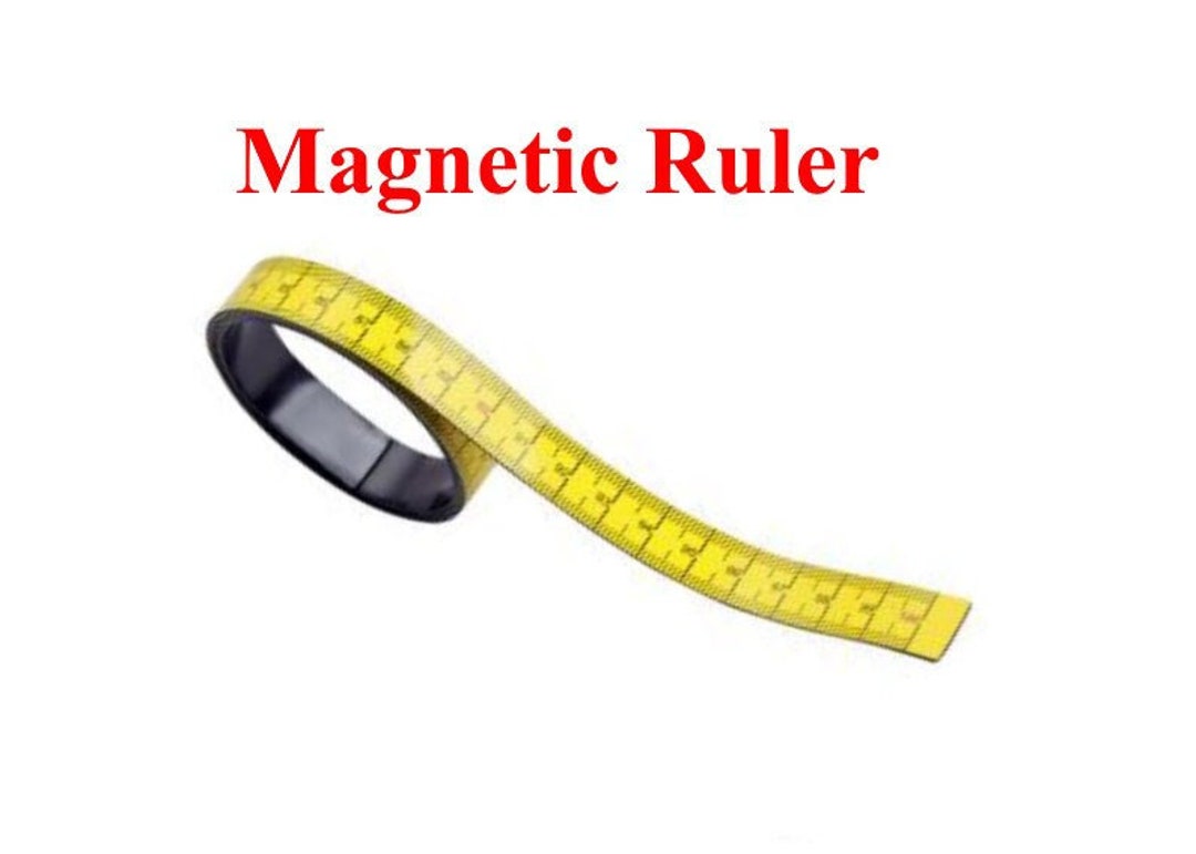 Flexible Magnetic Ruler 1m Length Magnet Tape Measure - Etsy