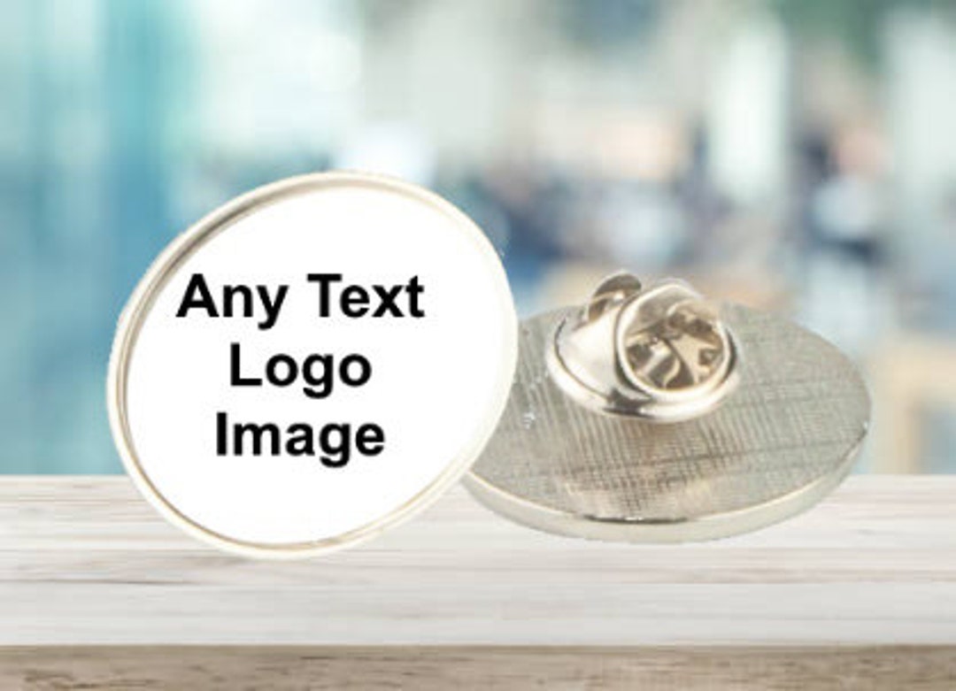 Custom Metal Lapel Pin Badge 25mm Size Enamel Clasp Badge Personalised ...