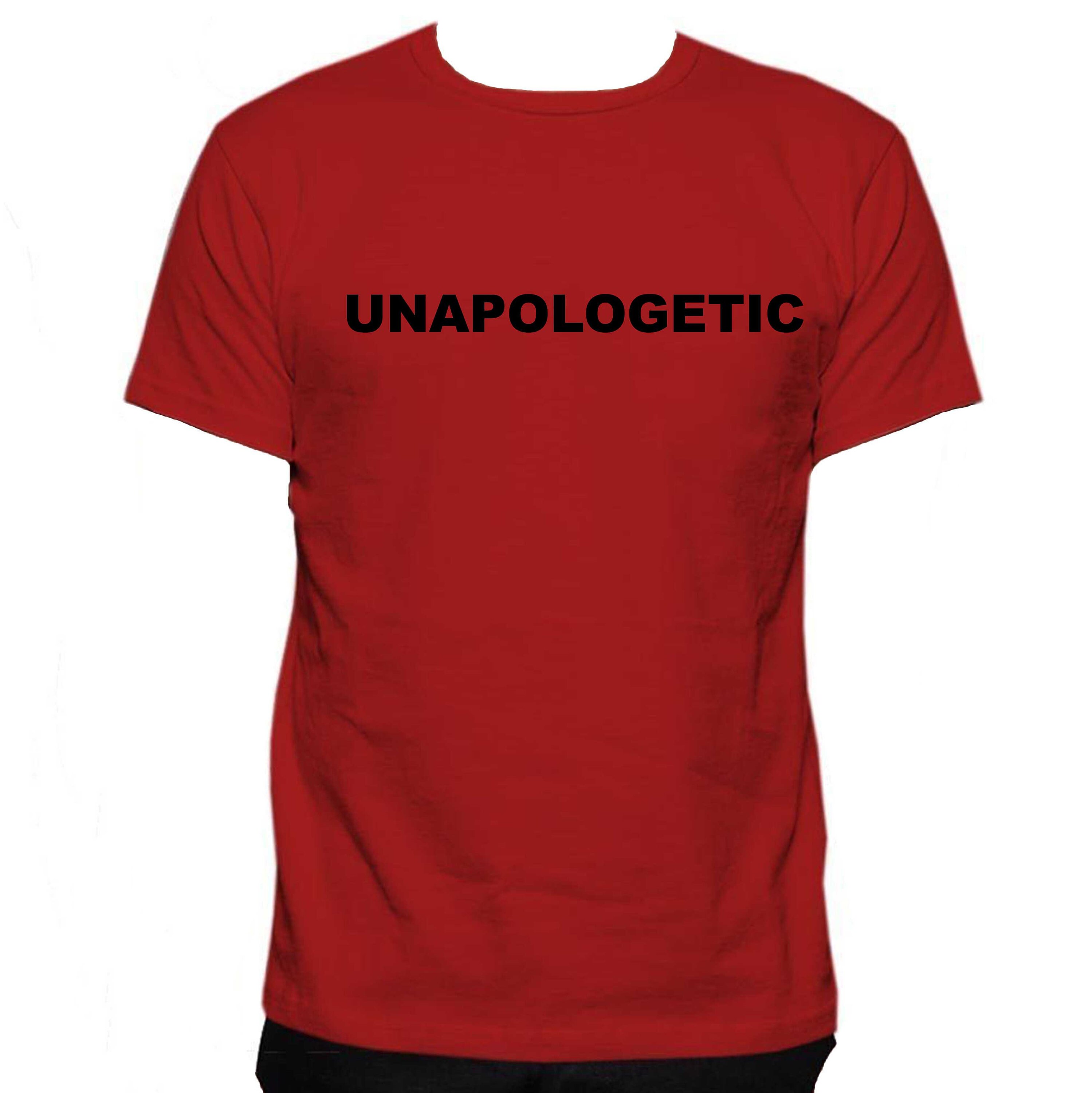 UNAPOLOGETIC Unisex Crew Neck T-shirt T Shirt Tee Shirt - Etsy