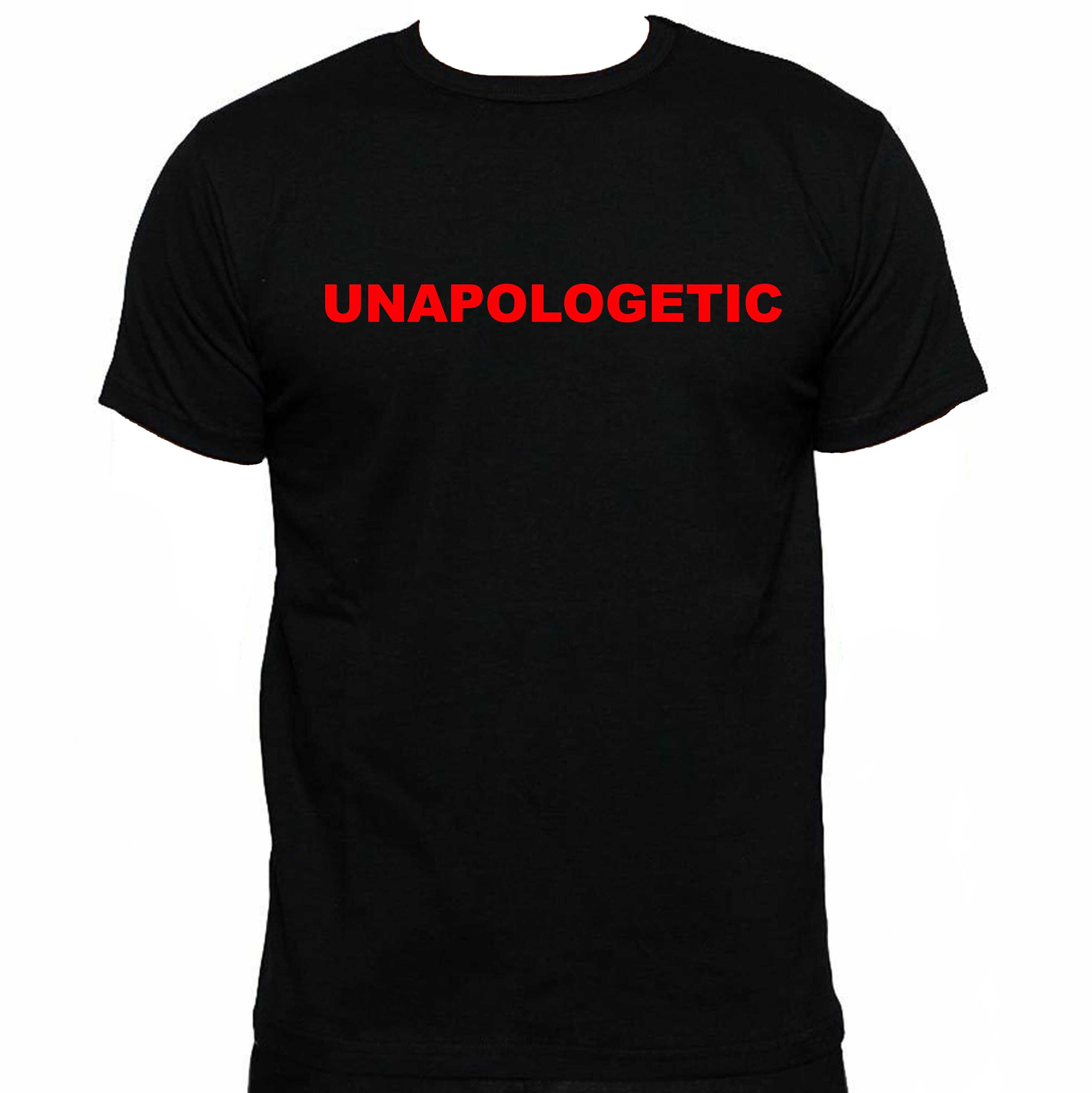 UNAPOLOGETIC Unisex Crew Neck T-shirt T Shirt Tee Shirt - Etsy