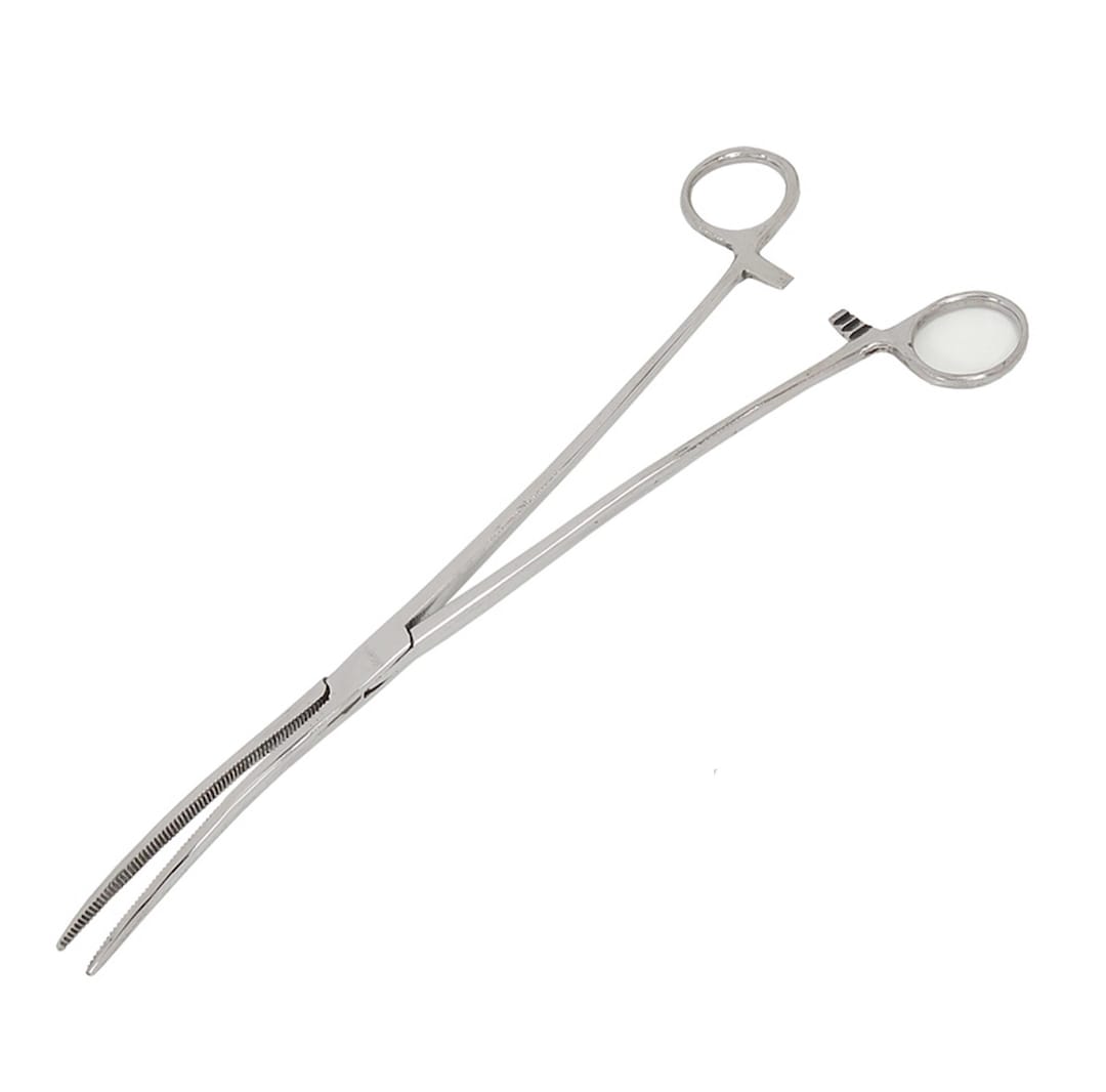 12 Inch 380mm Stainless Steel Curved Nose Hemostat Forceps Forcep ...