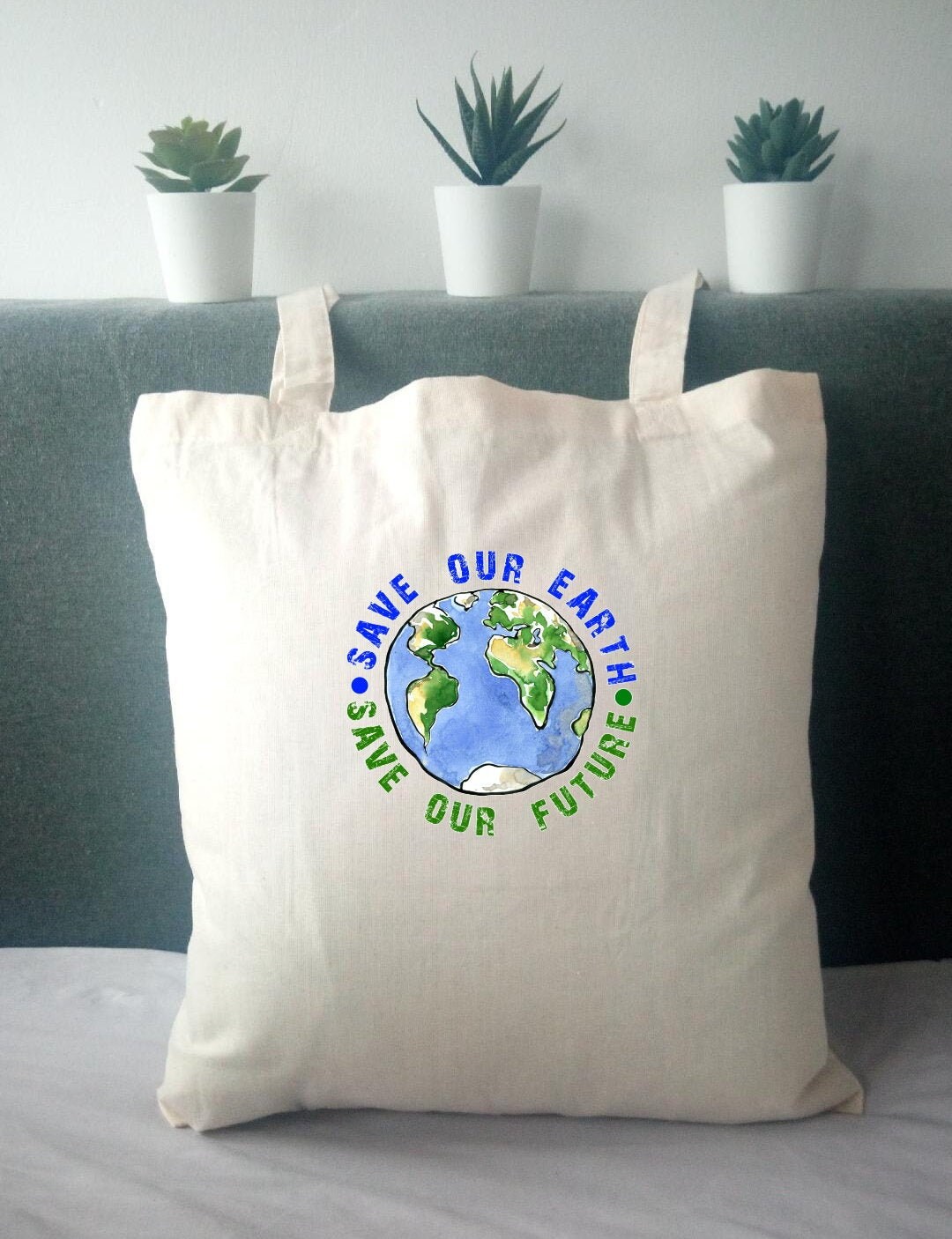 Save Our Earth Save Our Future Reusable 100% Cotton Tote Bag. - Etsy