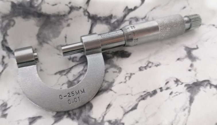 Micro Meter Measuring Tool Engineering Micrometer Measure Device 0-25mm ...