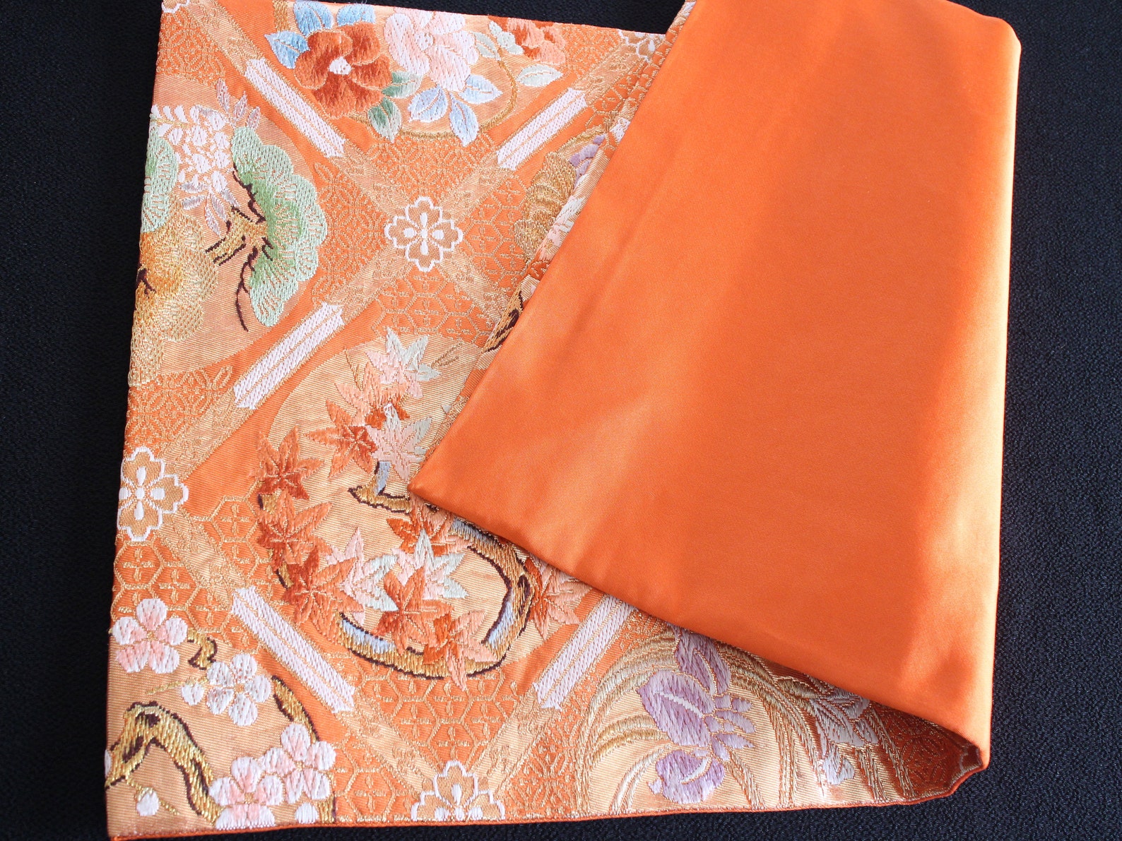 Placemat 1950cm Table Accent Orange Mat Embroidery - Etsy