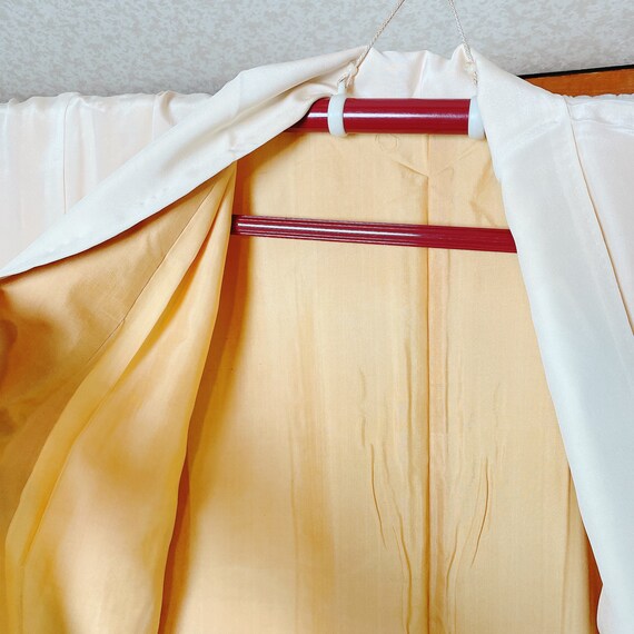 Authentic Kimono, Plain White, Japanese early Showa 1… - Gem