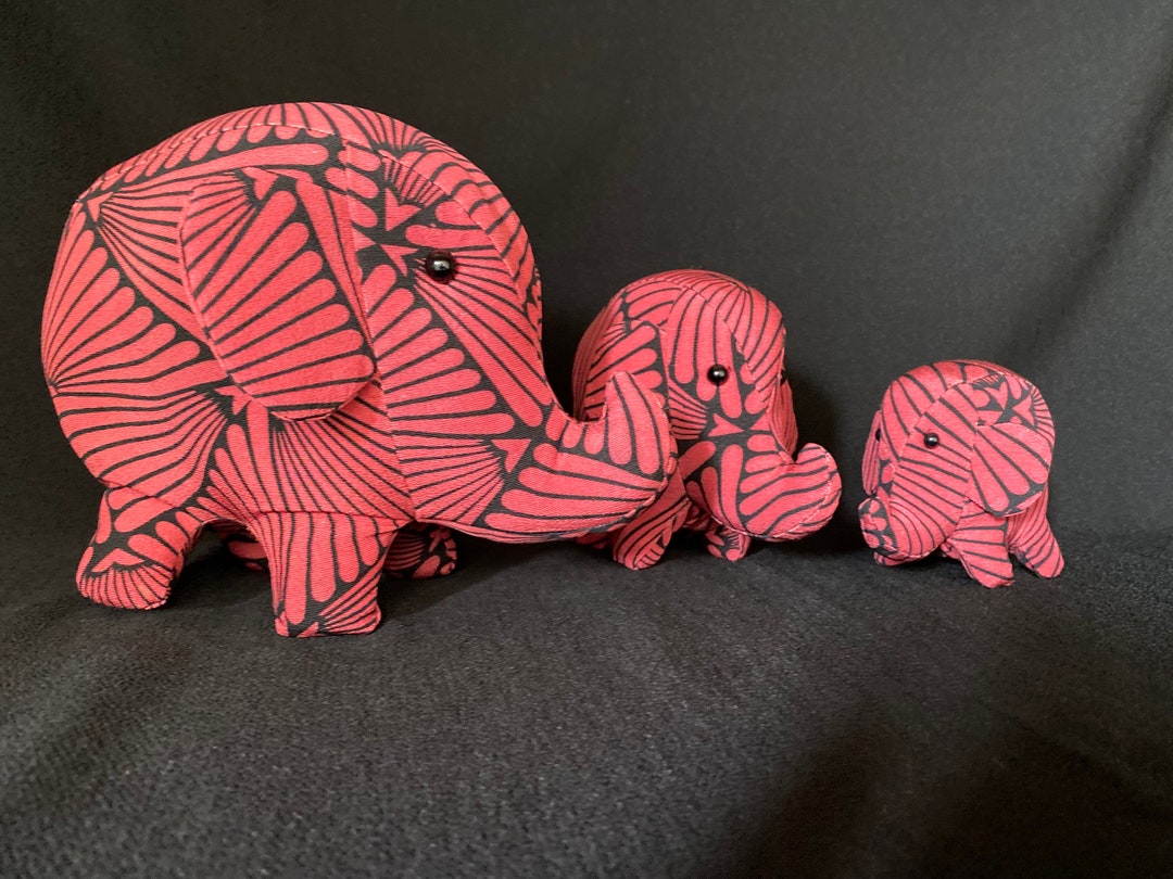 Kimono Elephant, 3 Sets of Plush Toy, Soft Toy Animal, Gift Option ...