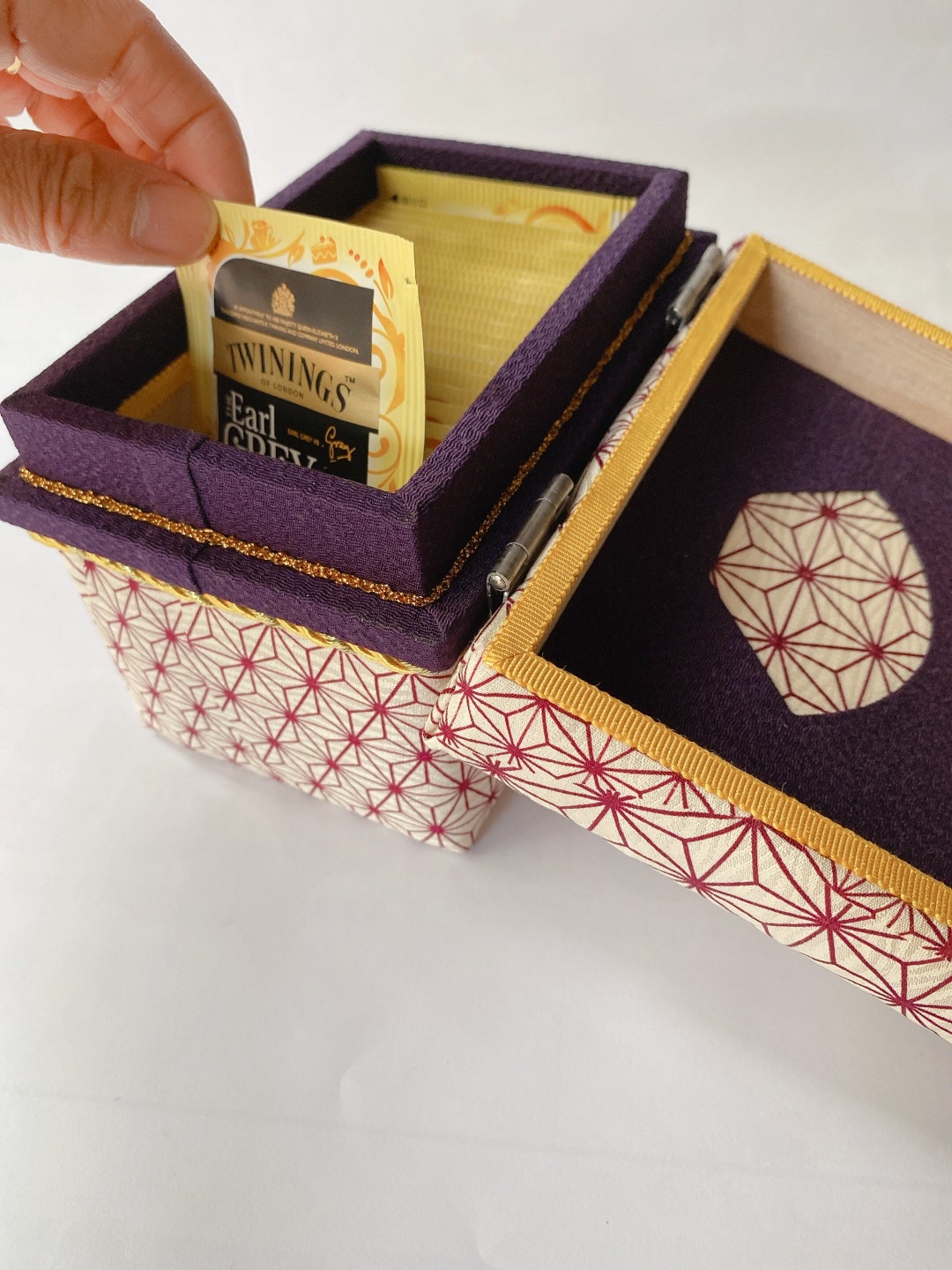 Wood Box, Decorative Storage, Mini Wooden Organizer, Square ...