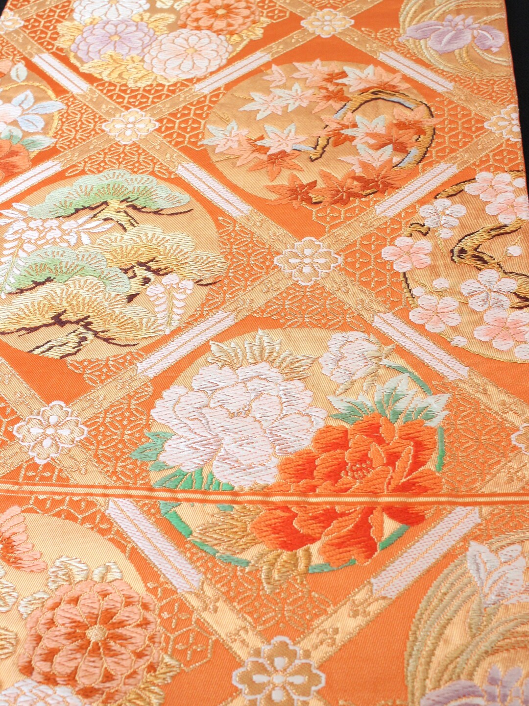 Placemat 1950cm Table Accent Orange Mat Embroidery - Etsy
