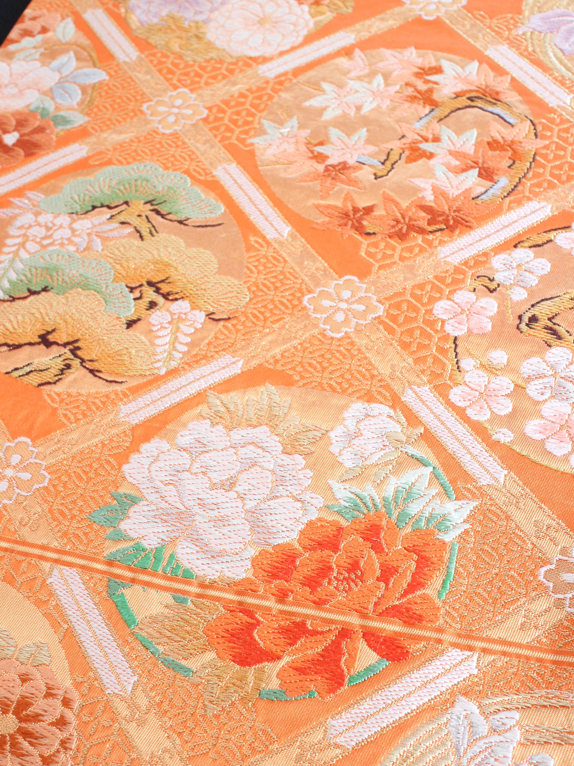 Placemat 1950cm Table Accent Orange Mat Embroidery - Etsy