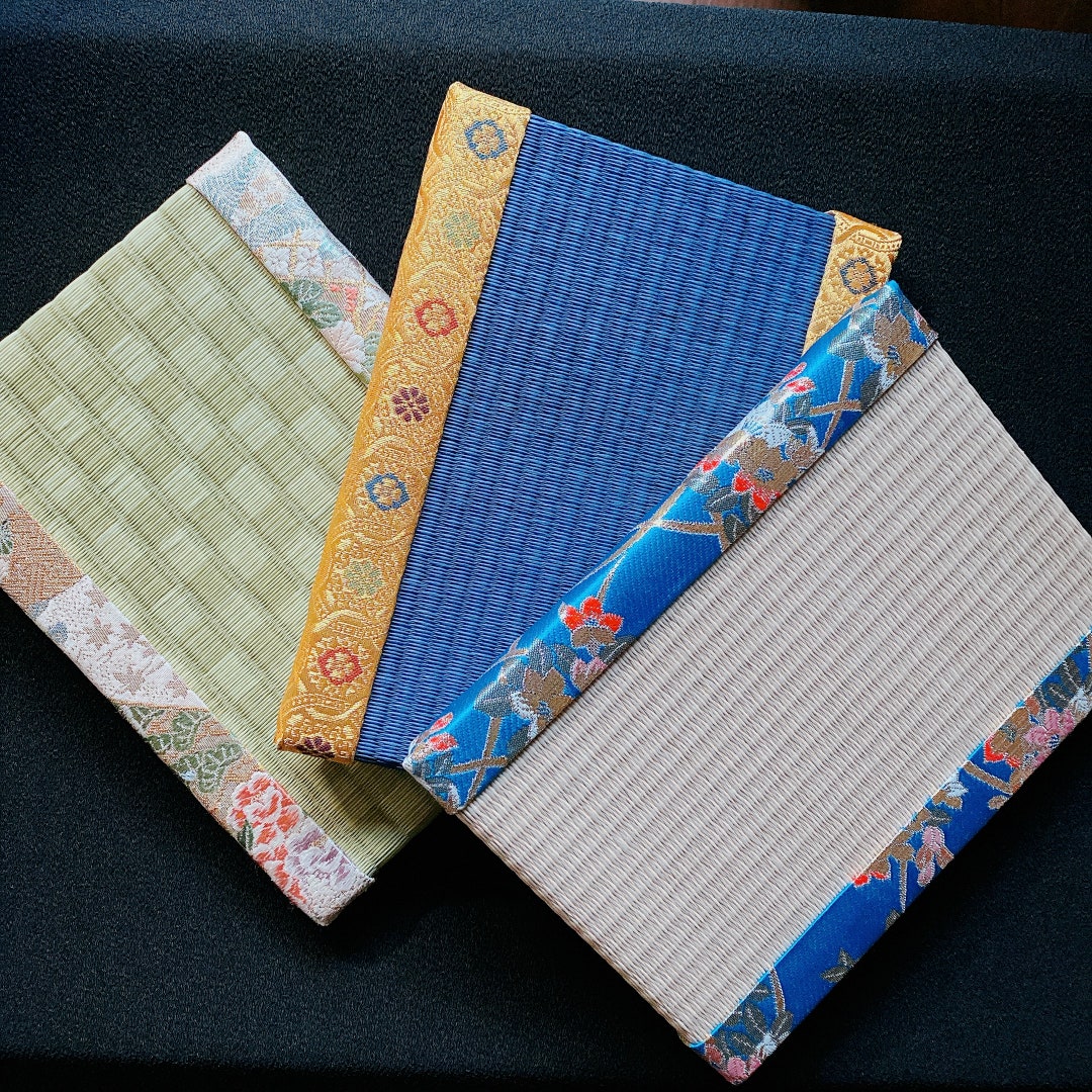 Handcrafted Zen Mini Tatami Mat, Japanese Home Decor, Vibrant Color ...