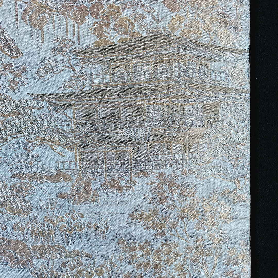 Placemat, Japanese Obi, Table Accent, Rectangular, Kyoto, Kinkakuji ...