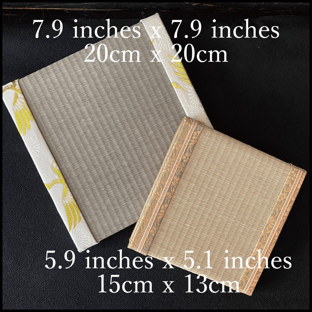 Handcrafted Zen Tatami Mat, Beige and Gray, Japanese Home Decor ...