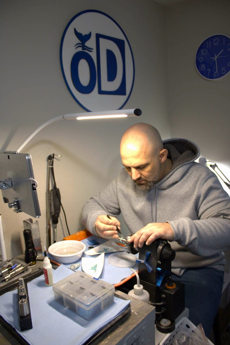 Nature Inspired Wood and Foliage Design Resin Double Inlay - Etsy