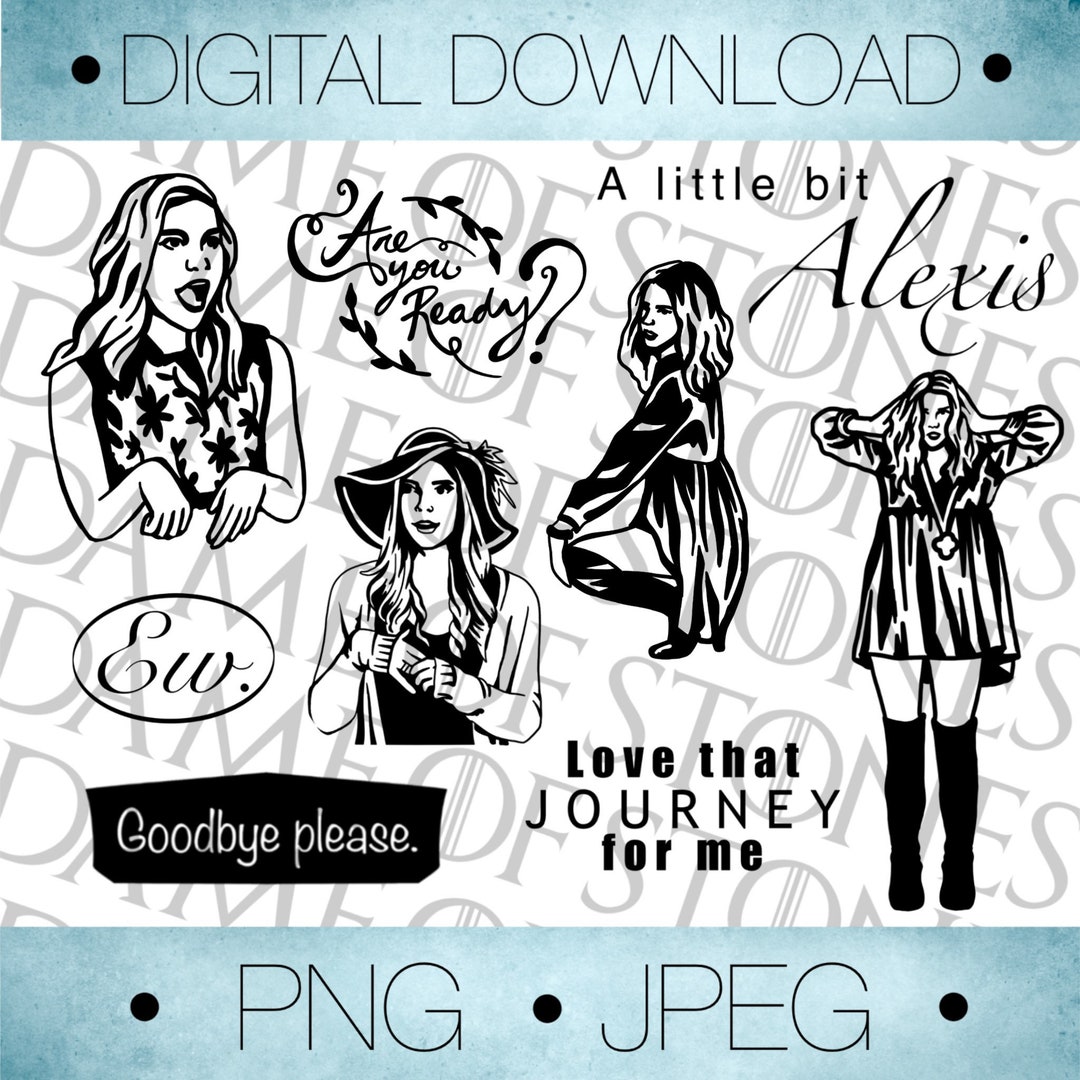 Alexis Rose From Schitt's Creek Multipack Image Bundle Digital Download ...