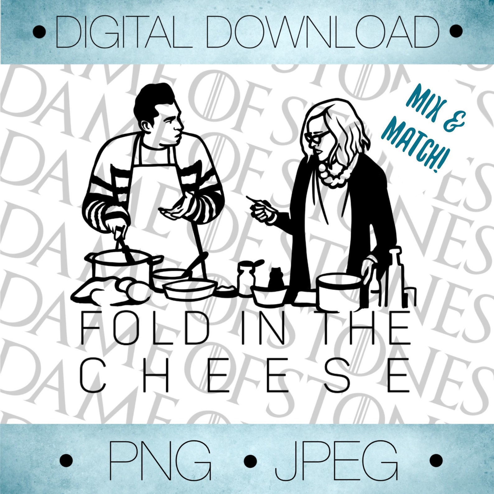Fold in the Cheese David and Moira Schitt's Creek Multipack Image ...