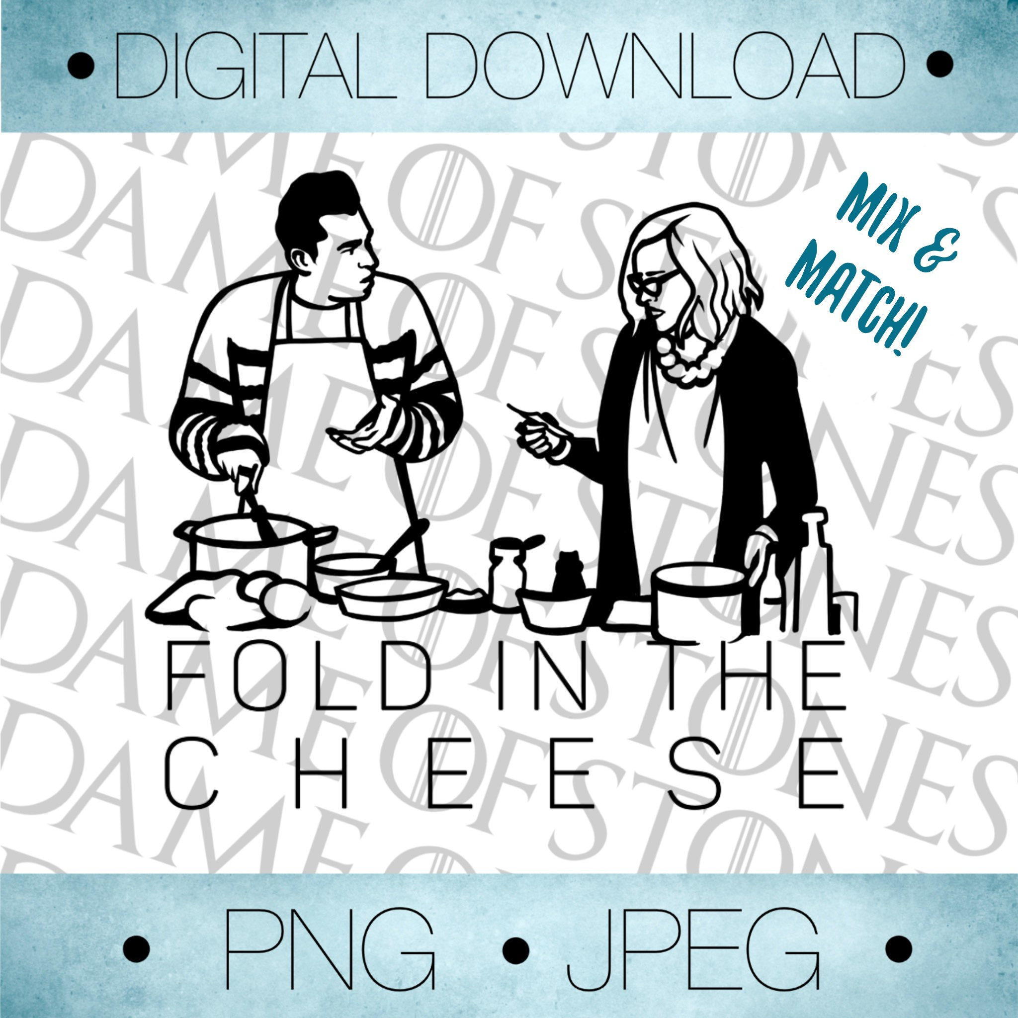 Fold in the Cheese David and Moira Schitt's Creek Multipack Image ...