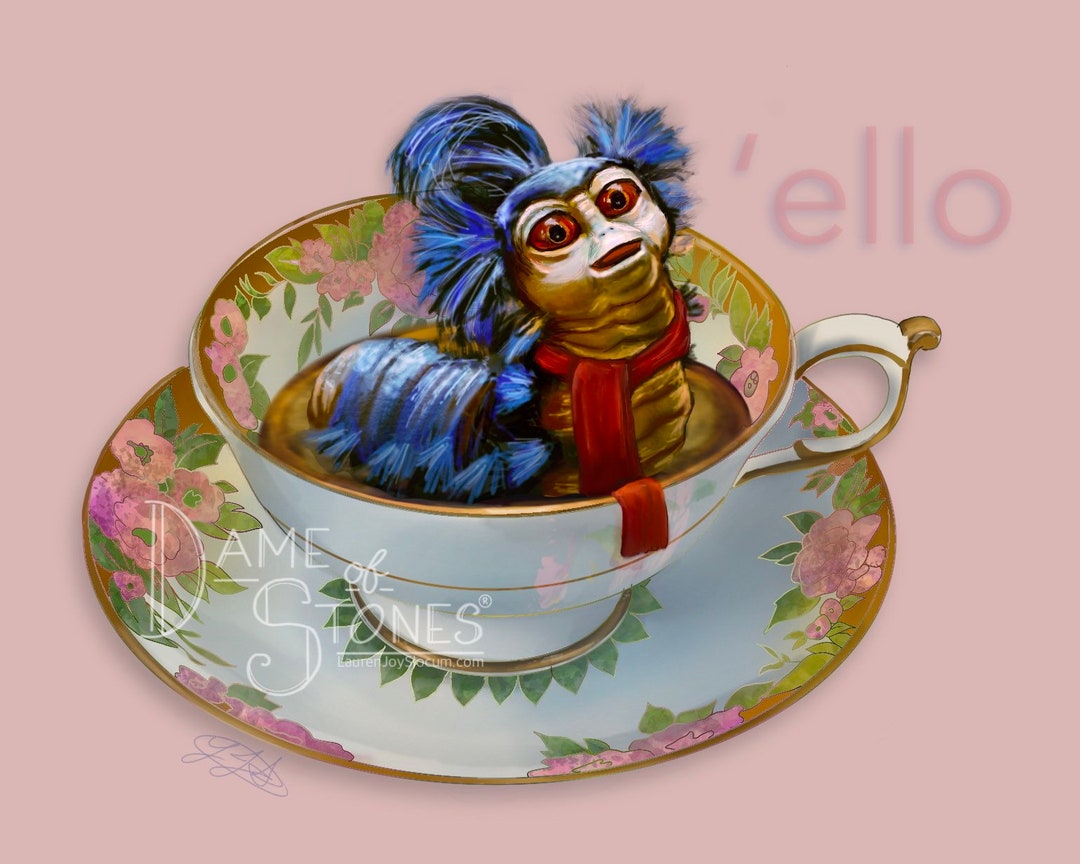 Labyrinth Ello Worm Fine Art Print “come Inside and Have a Nice Cuppa ...