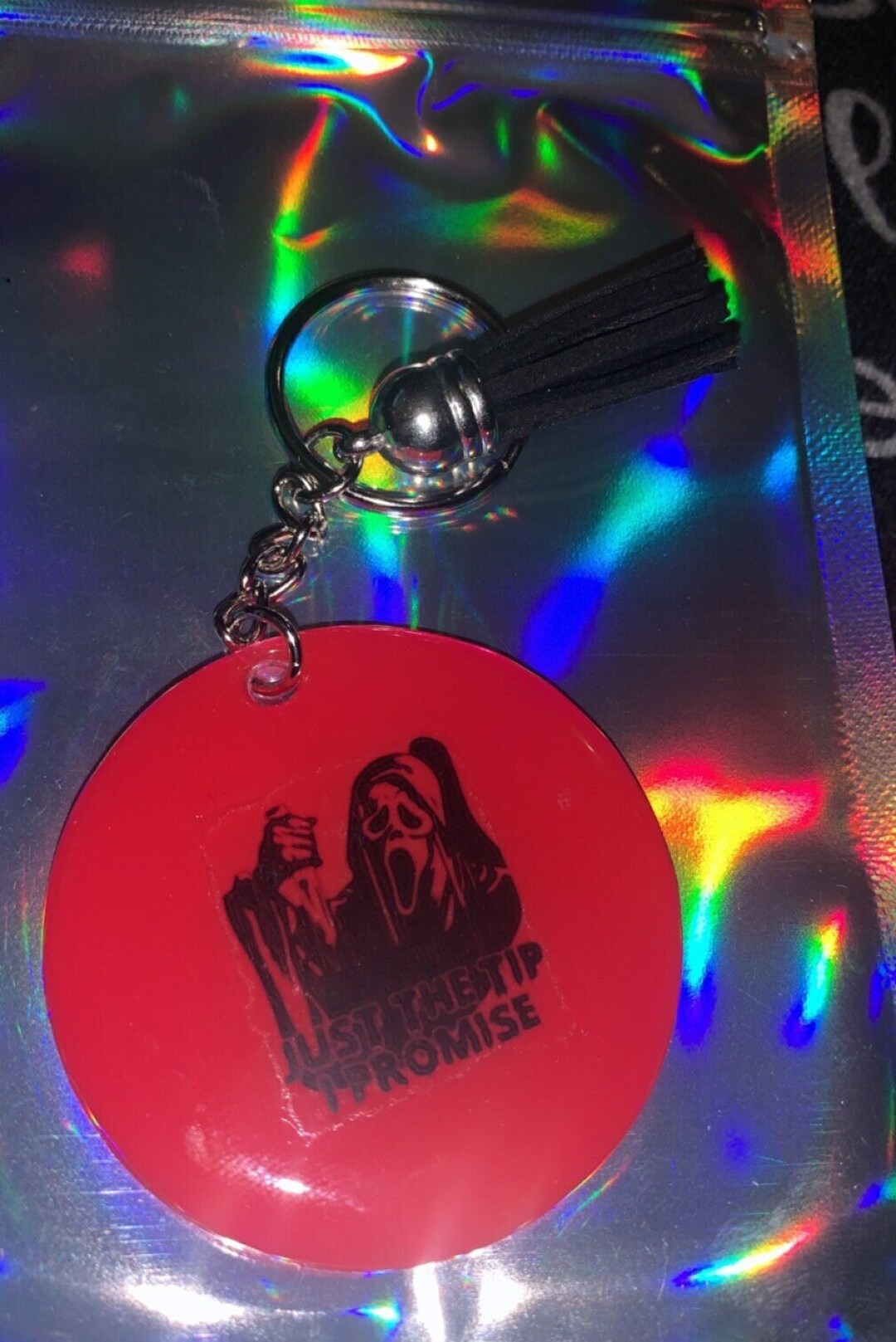 Scream: Just the Tip Keychain - Etsy