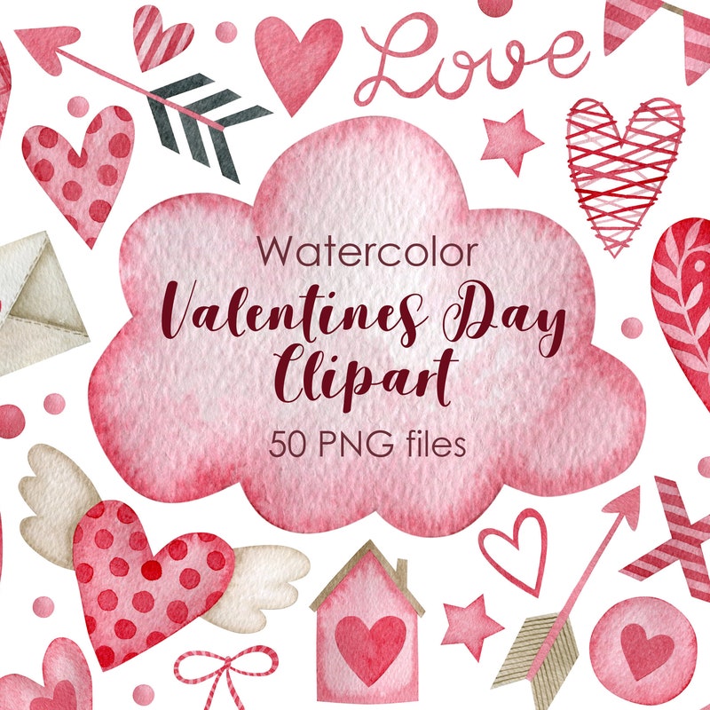 Heart Clipart - Etsy