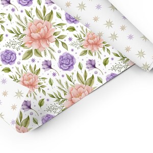 Watercolor Cats and Flowers Seamless Pattern, Cat Digital Paper Pack ...