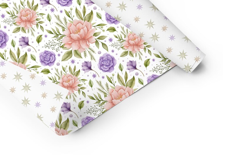 Watercolor Cats and Flowers Seamless Pattern: Digital Paper (PNG) - Etsy