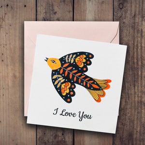 Folk Art Clipart, Birds Clipart,clip Art Birds, Clipart Watercolor ...