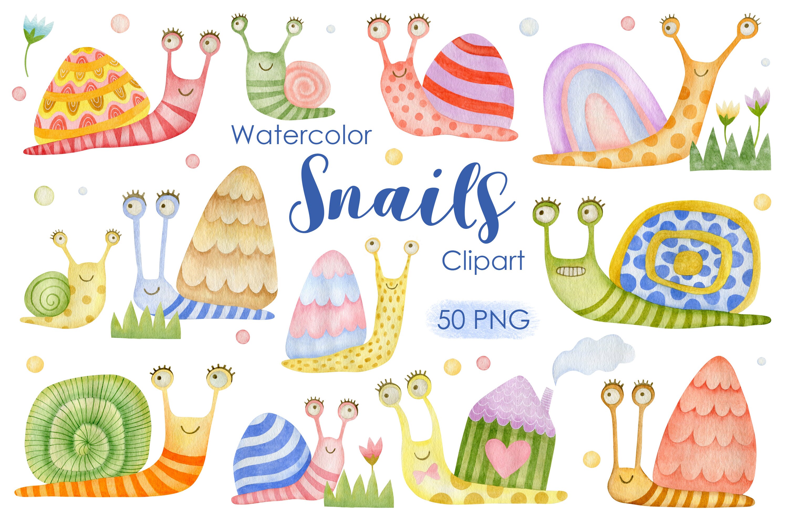Cute Snail Clipart