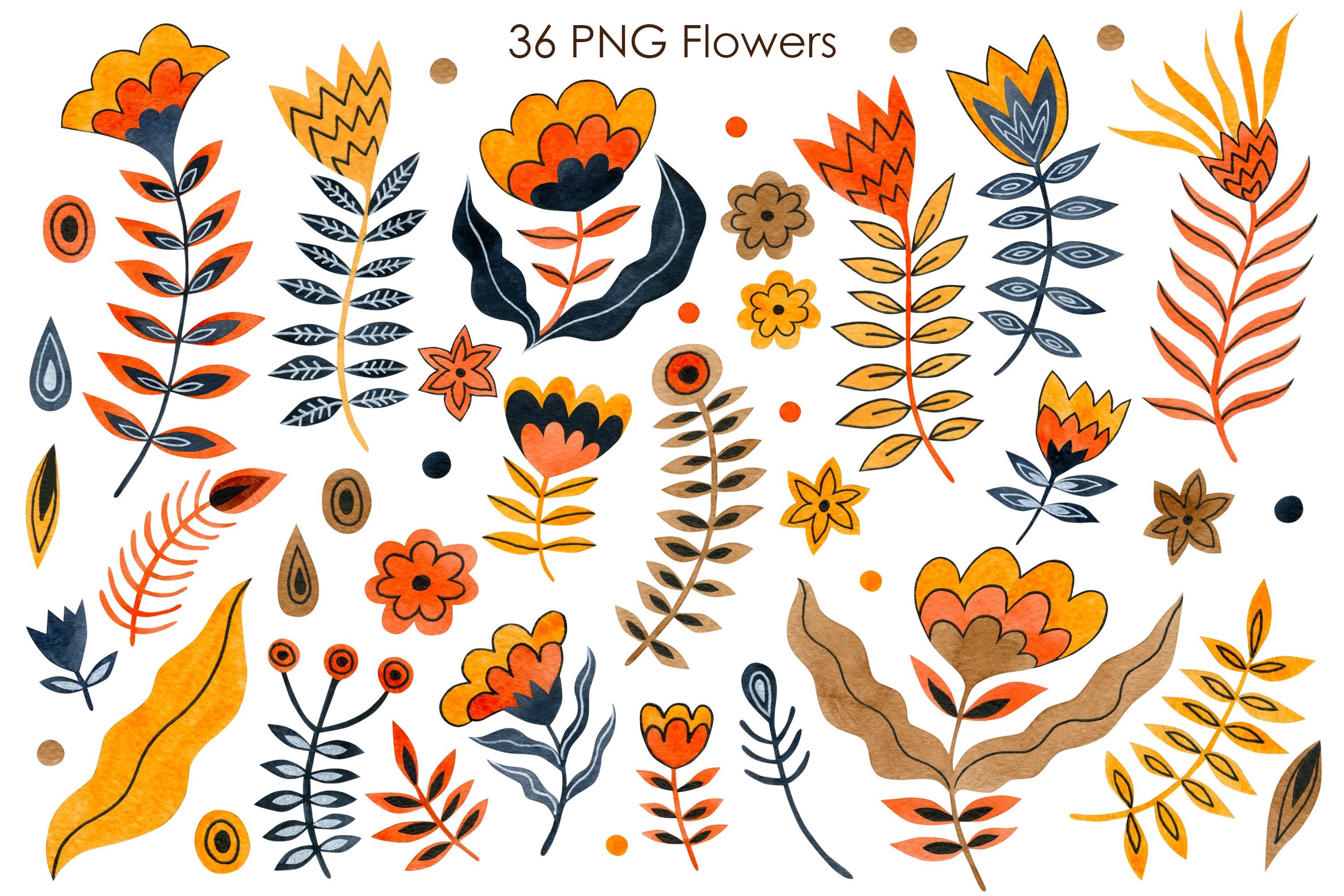 Folk Art Clipart Birds Clipartclip Art Birds Clipart - Etsy