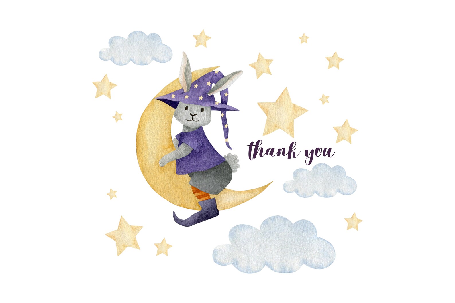 Watercolor Halloween Clipart Cute Bunnies Clipart Halloween - Etsy