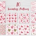 Watercolor Valentine's Day Digital Paper Pack: Pink Hearts (digital ...