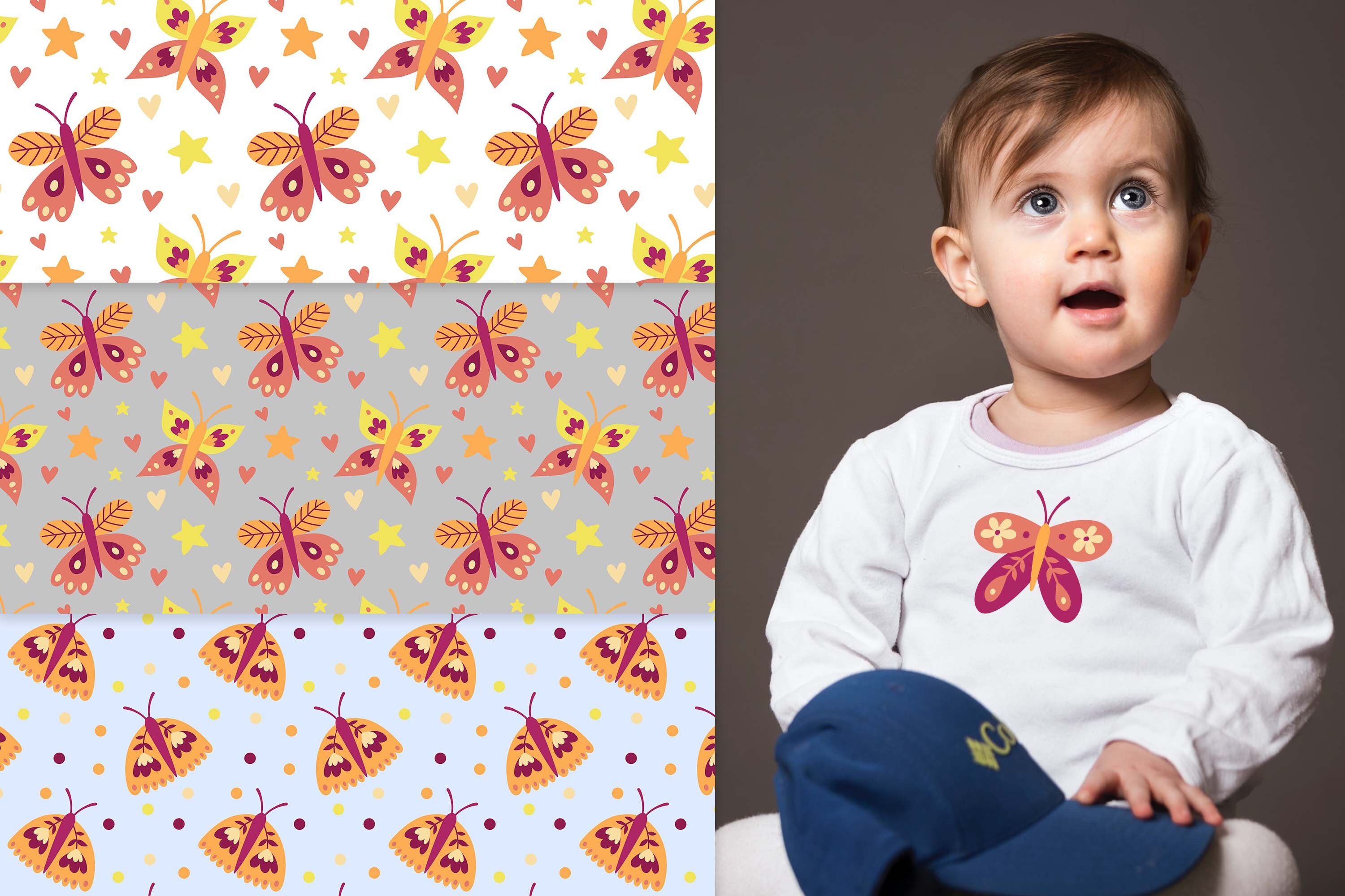 Butterfly Seamless Patterns Digital Paper Pack Butterfly - Etsy