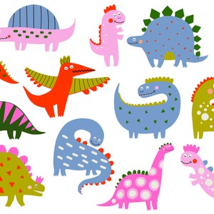 Cute Dinosaur Clipart, Dino Png, Kids Dinosaur, Dinosaur Posters, Pink ...