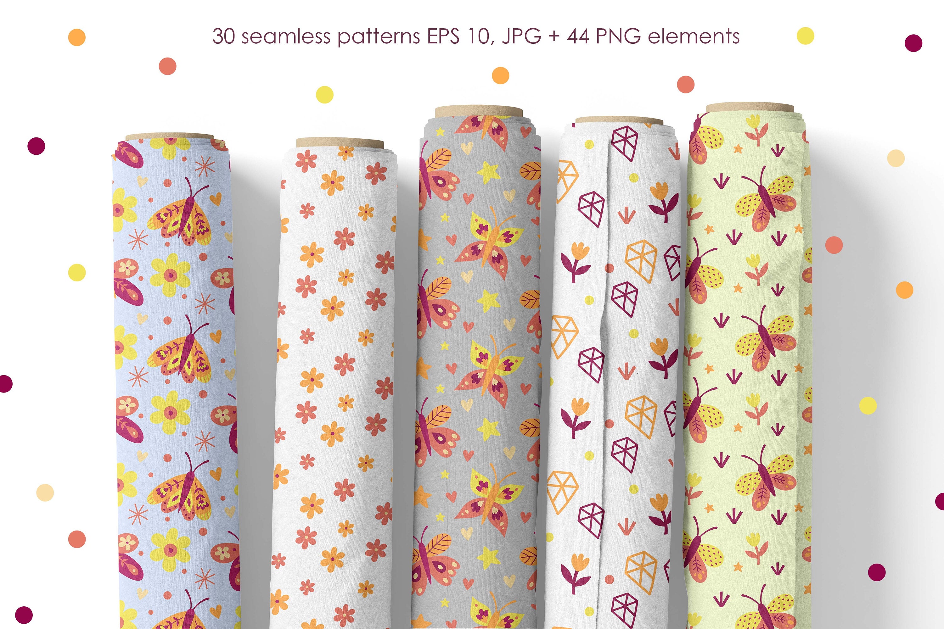 Butterfly Seamless Patterns Digital Paper Pack Butterfly - Etsy