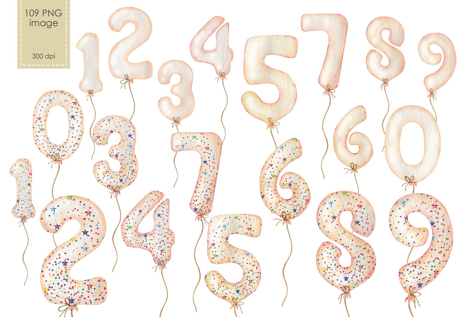 Watercolor Pink Birthday Clipart Pink Cake Birthday Party - Etsy