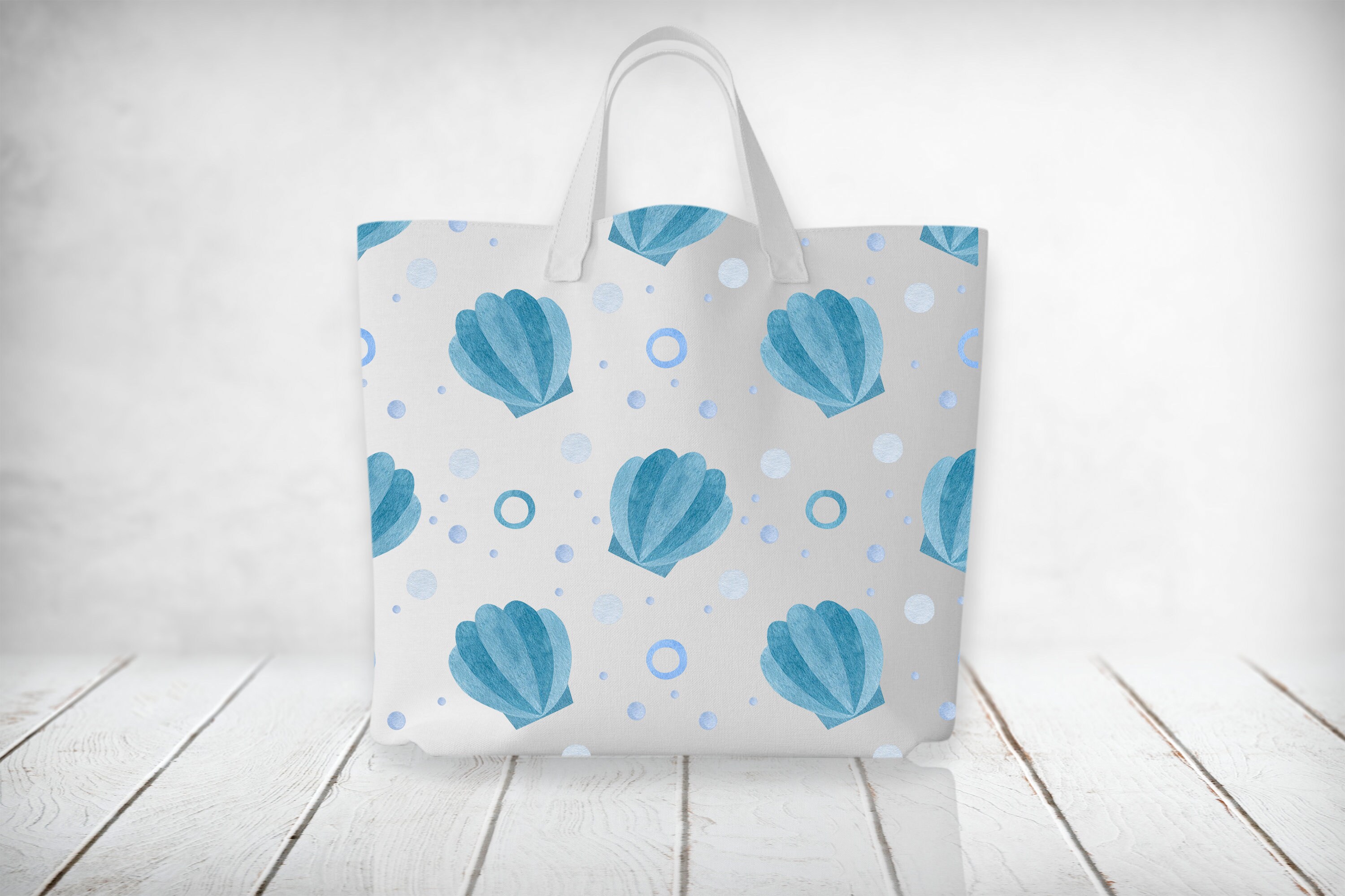 Watercolor Mermaid Cat Seamless Patterns,mermaid Paper Pack, Sea ...