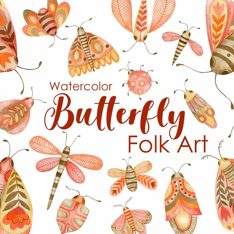 Butterfly Clip Art - Etsy