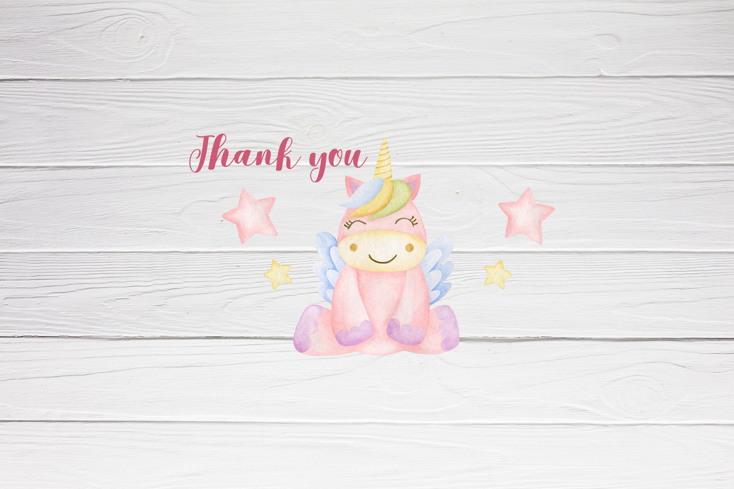 Watercolor Unicorns Clipart Rainbow Unicorns Instant - Etsy