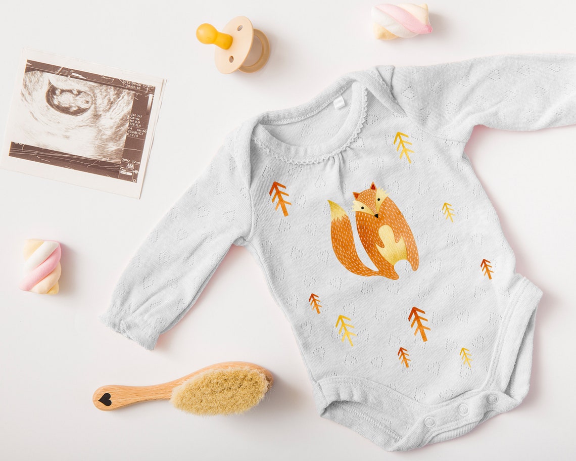 Watercolor Forest Friends Graphic Collection. Forest Friends - Etsy