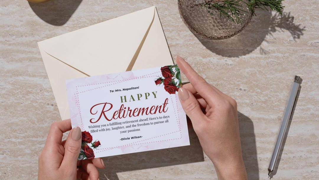 Happy Retirement Card, Retirement Party Congratulations Card, Printable ...