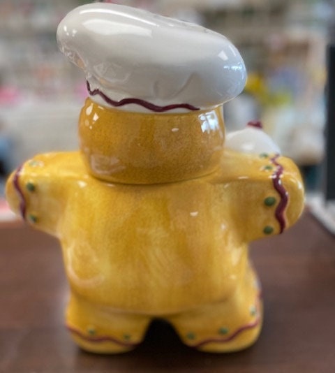 Gingerbread Man Cookie Jar - Etsy
