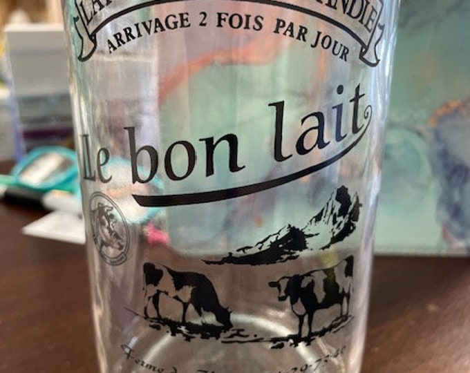 Le Bon Lait Milk Bottle - Etsy